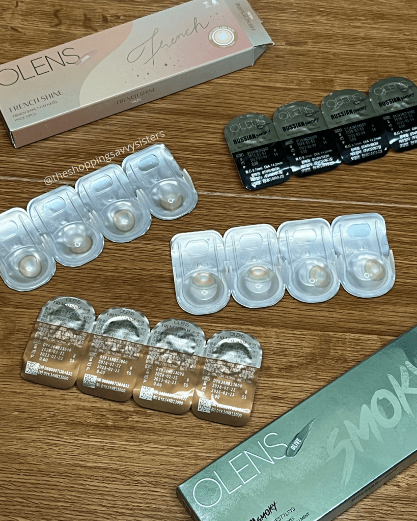 #36: Olens Contact Lens Try On - The Shopping Savvy Sisters